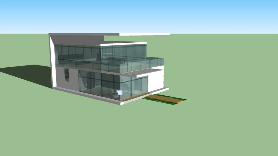 Small Modern House | 3D Warehouse