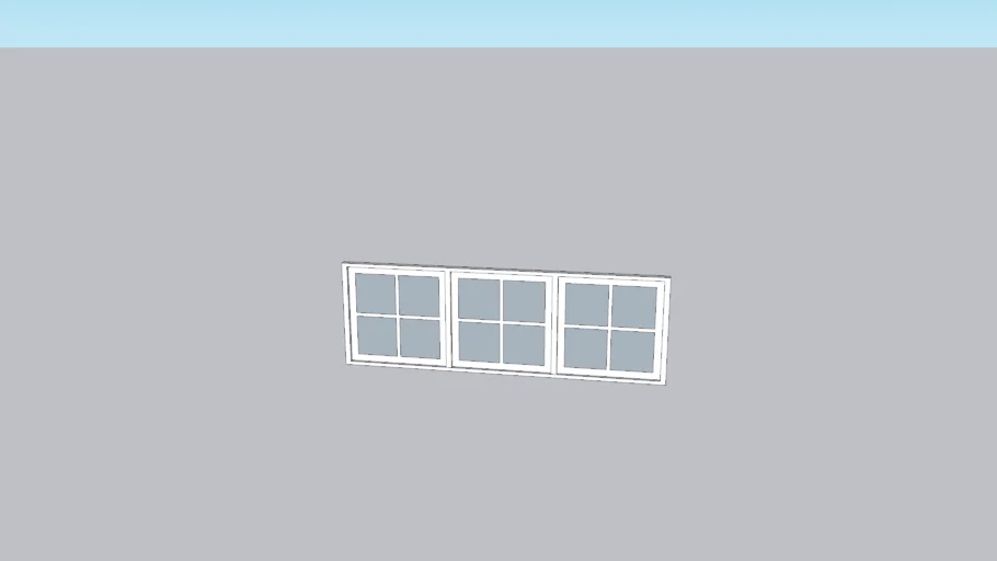 triple window | 3D Warehouse