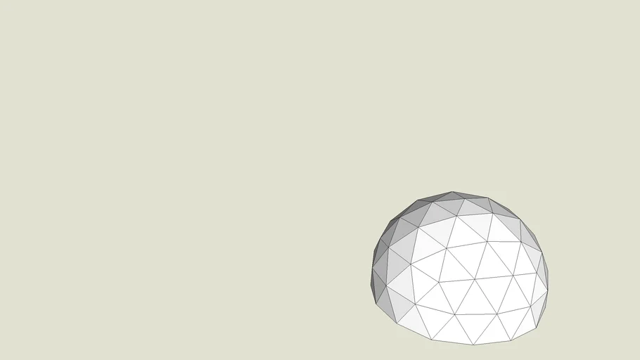 Geodesic dome | 3D Warehouse