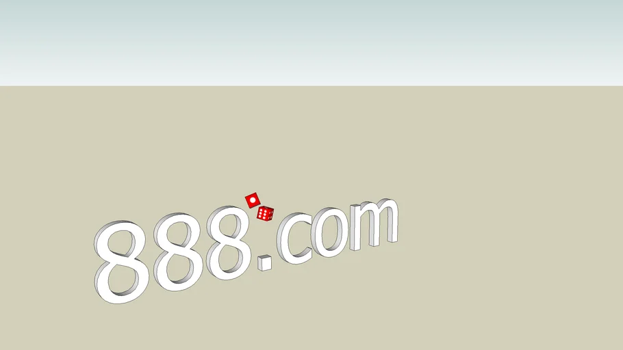 888.com Logo | 3D Warehouse