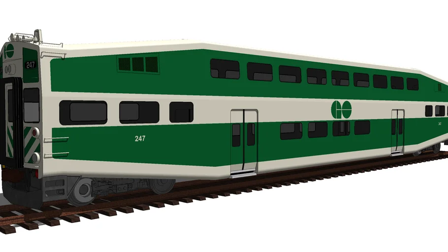 Bombardier Bi-Level Cab Car (GO Transit) | 3D Warehouse