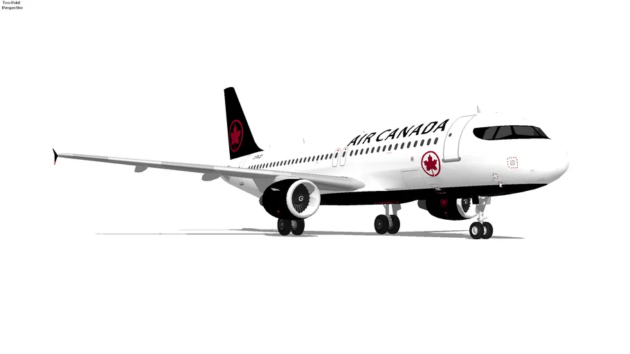Air Canada Airbus A320-211 (New Livery) (2018) C-FXCD | 3D Warehouse