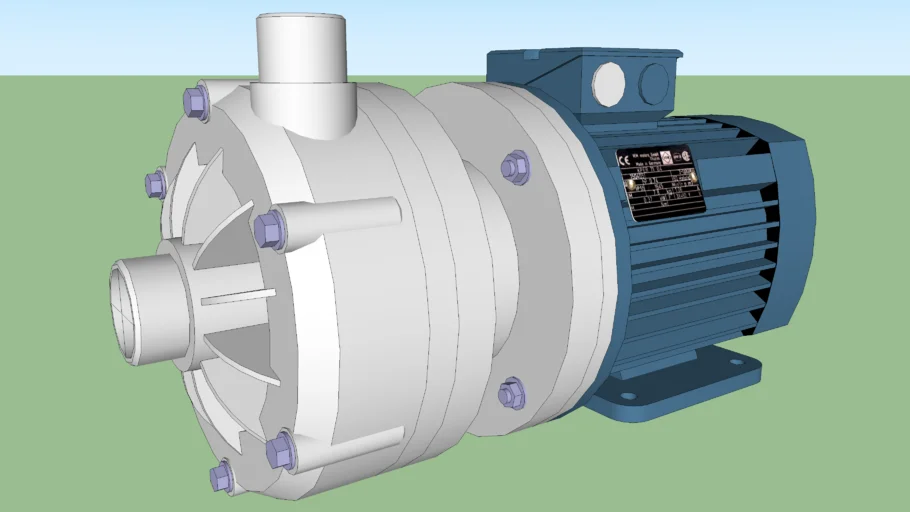 HORIZONTAL CENTRIFUGAL PUMP MB 120 | 3D Warehouse