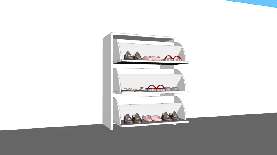 Shoe Rack | 3D Warehouse