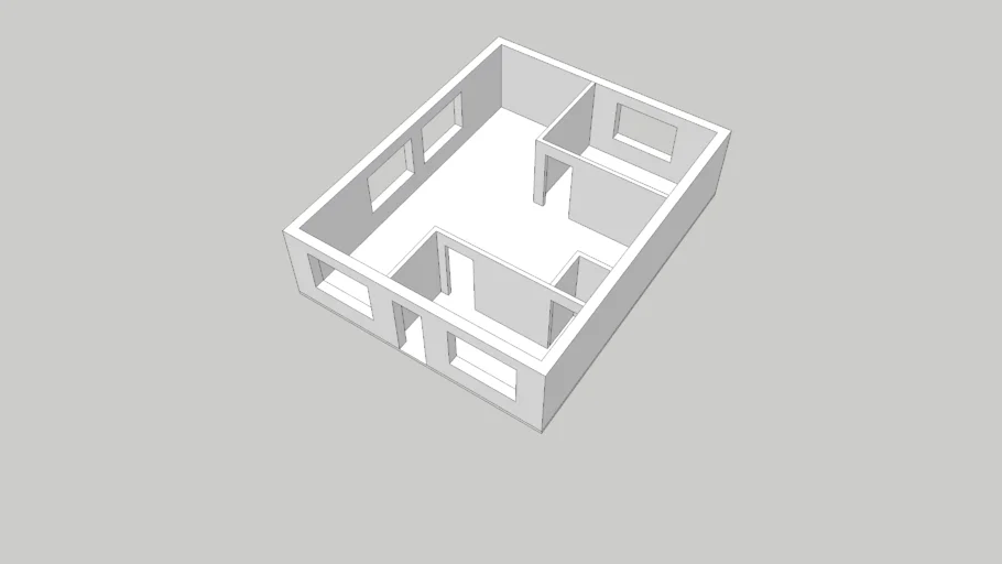 Grondplan Huis | 3D Warehouse