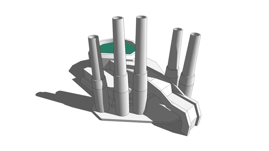 C&C3 - Tiberium plant | 3D Warehouse