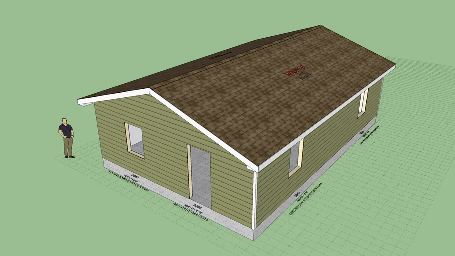 Gable Wall Workaround | 3D Warehouse