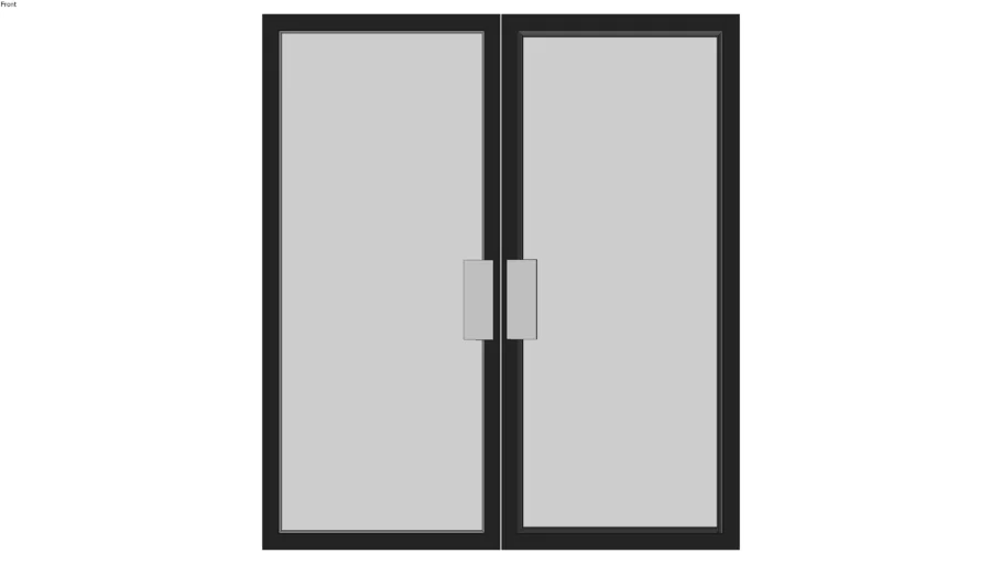 DOUBLE GLASS DOOR | 3D Warehouse