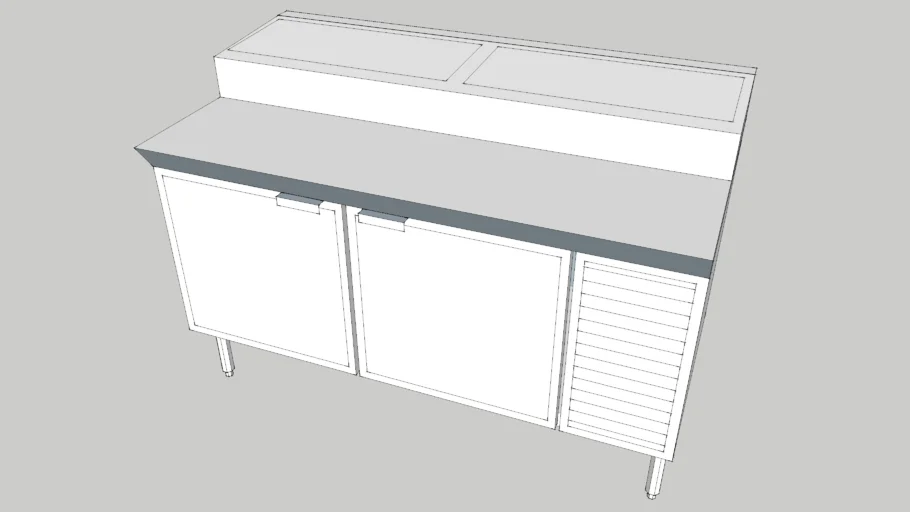 Sandwich Prep, Refrigerated | 3D Warehouse
