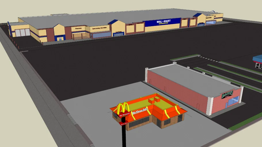 Wal Mart SuperCenter | 3D Warehouse