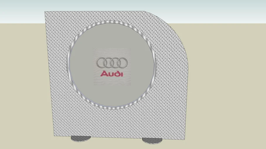 Audi partition - chequer plate | 3D Warehouse