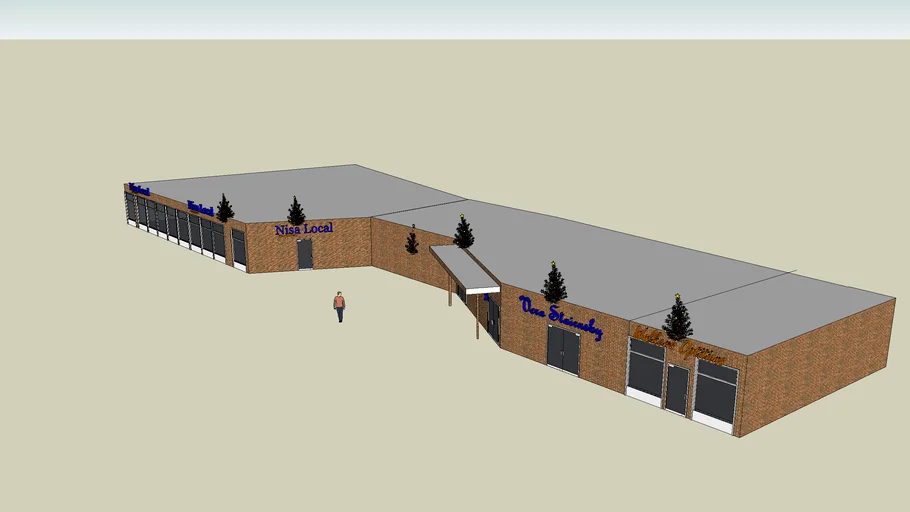 3 Shops in Hope Street,Crook | 3D Warehouse