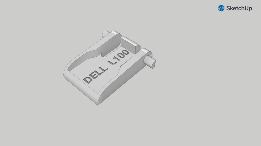 Replacement Foot - Dell L100 Keyboard | 3D Warehouse