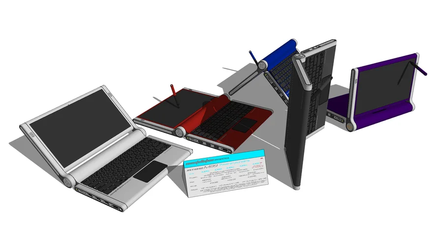 Antarad M89 UMPC / Ultrabook | 3D Warehouse