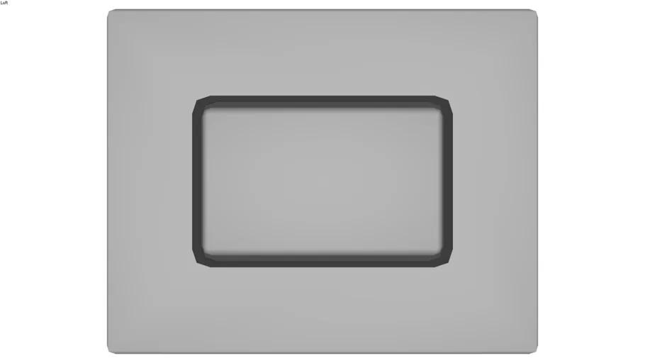 Toilet flush (Wall finishing) | 3D Warehouse