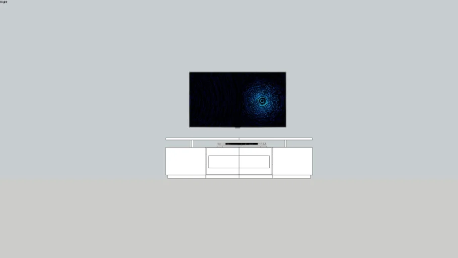 tv console | 3D Warehouse