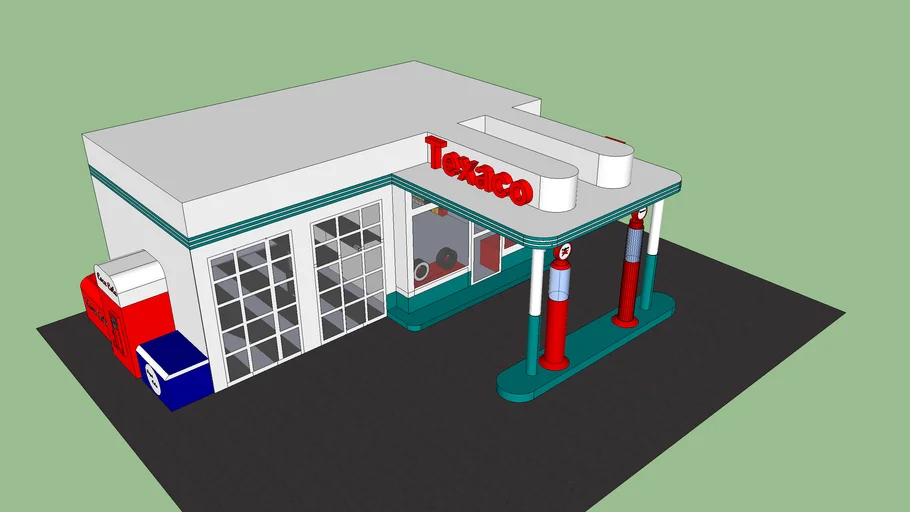 service station | 3D Warehouse