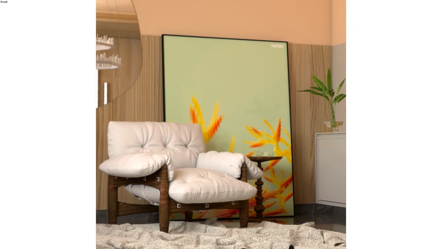 Quadro HELICONIA PIXEL - UrbanArts por Thiago Candido de Oliveira | 3D Warehouse