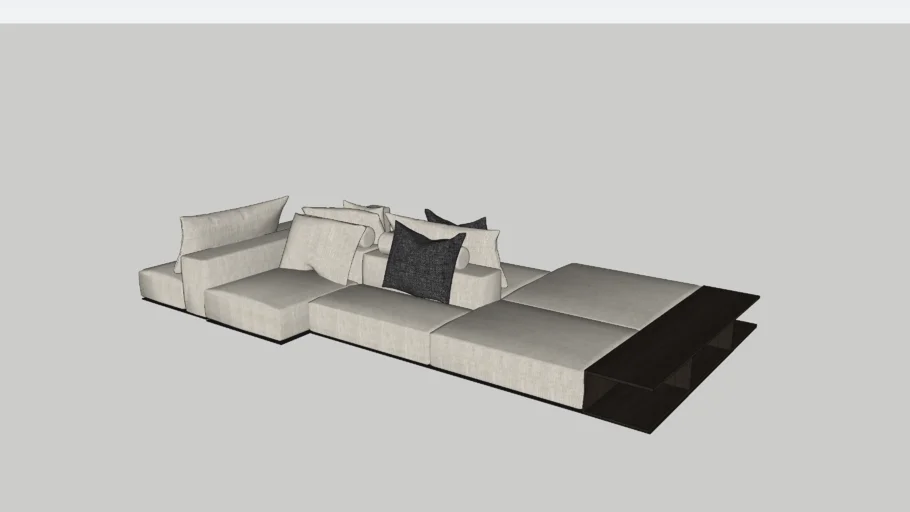 Poliform Sofa- Westside | 3D Warehouse