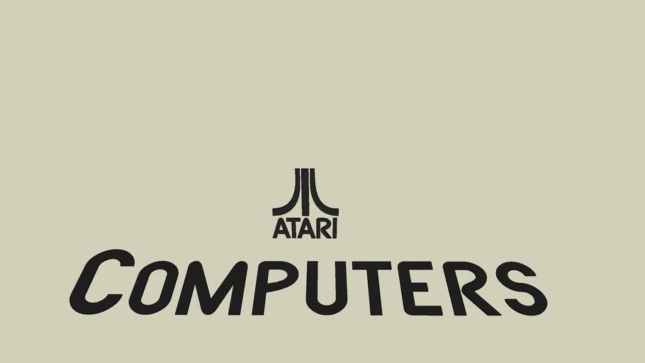 Atari Computer Company Logo | 3D Warehouse