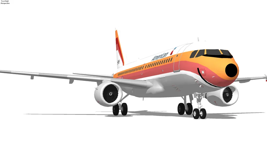 American Airlines Airbus A319-112 (PSA Heritage Livery) (2018) N742PS ...