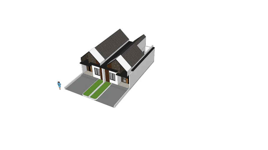 Denah Rumah 50/75 - Huda | 3D Warehouse