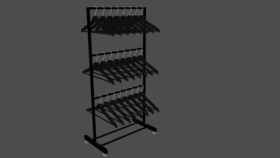 Hanger rack | 3D Warehouse
