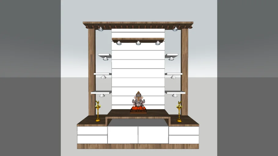 open pooja unit | 3D Warehouse