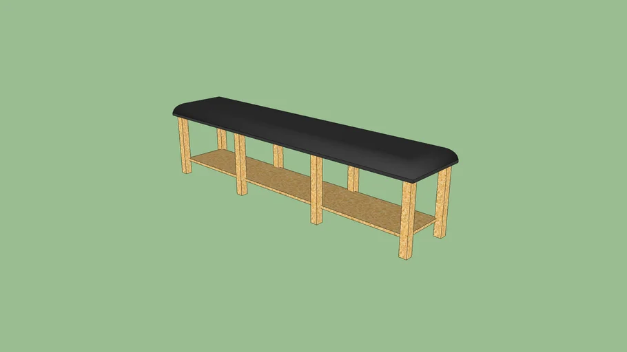 gallery bench | 3D Warehouse