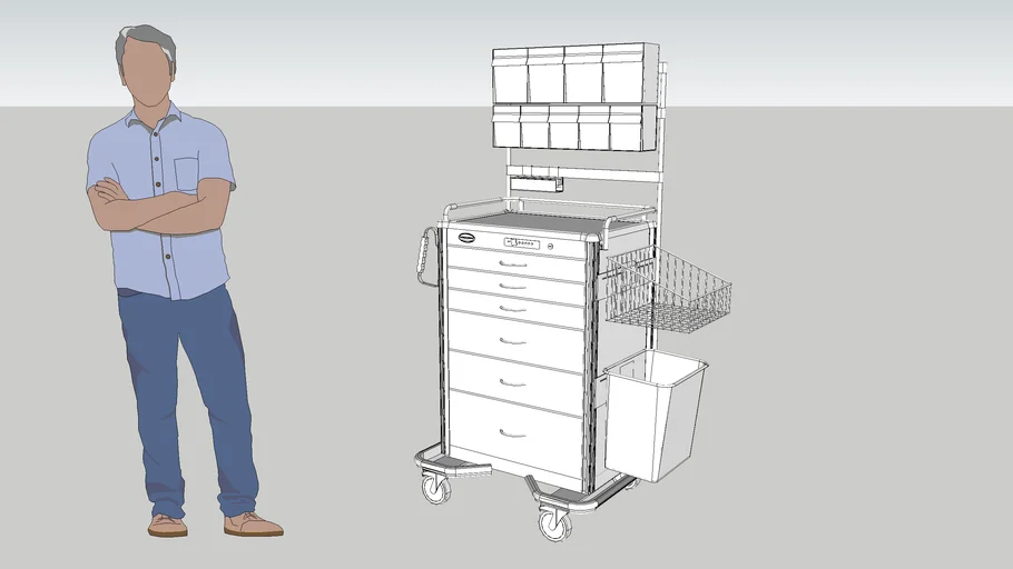 Supply Cart | 3D Warehouse