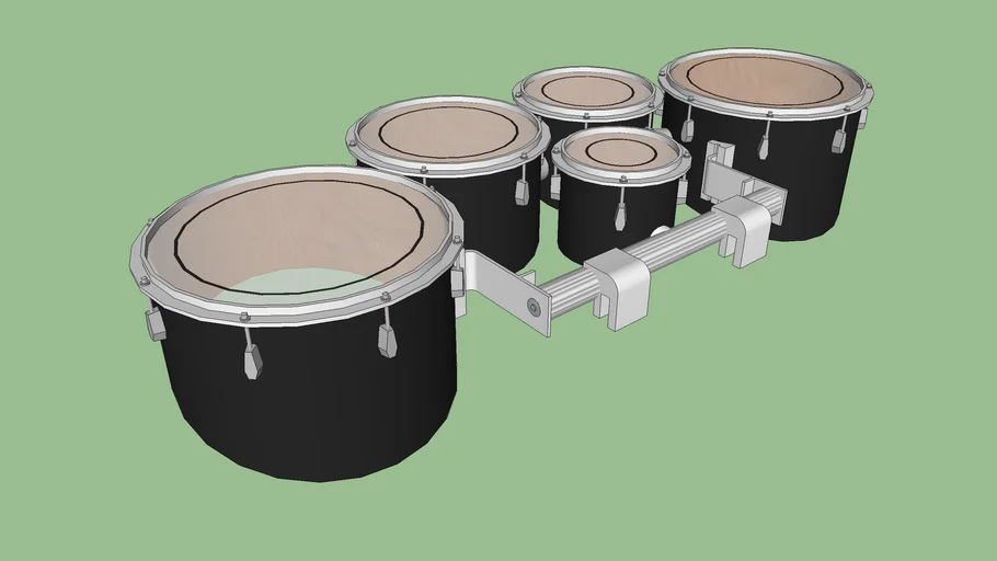 Marching Tenor Drums | 3D Warehouse