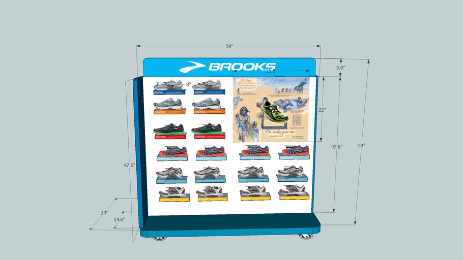 Island Module on store display | 3D Warehouse