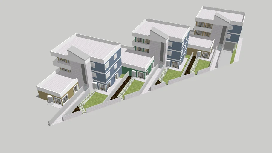 n°11 abitazioni combinate Villa/Appartamento | 3D Warehouse