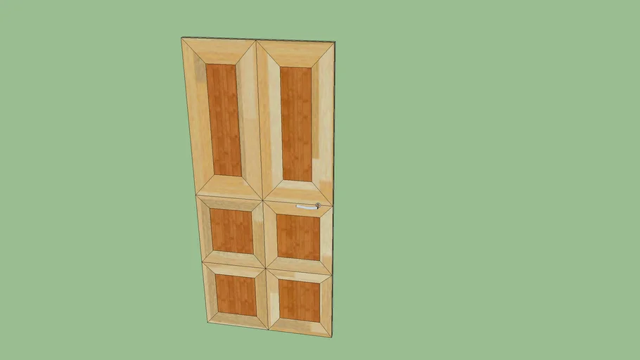 Wood Panel Door | 3D Warehouse
