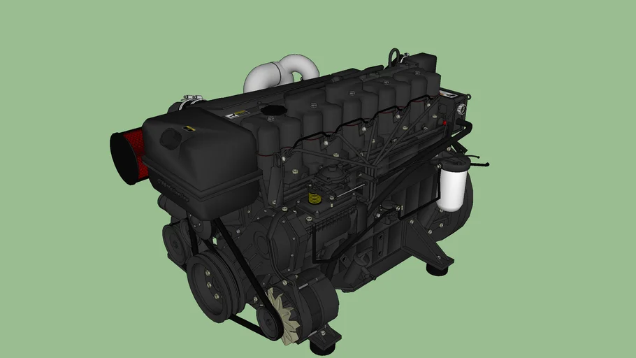 (concept) TD5 vm Marine engine | 3D Warehouse