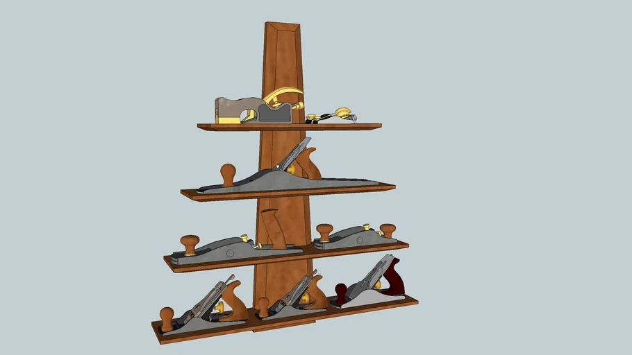 Hand Plane Shelf | 3D Warehouse