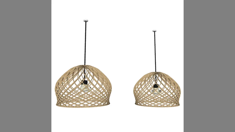 LUMINARIAS BOHO CHIC PALHA | 3D Warehouse