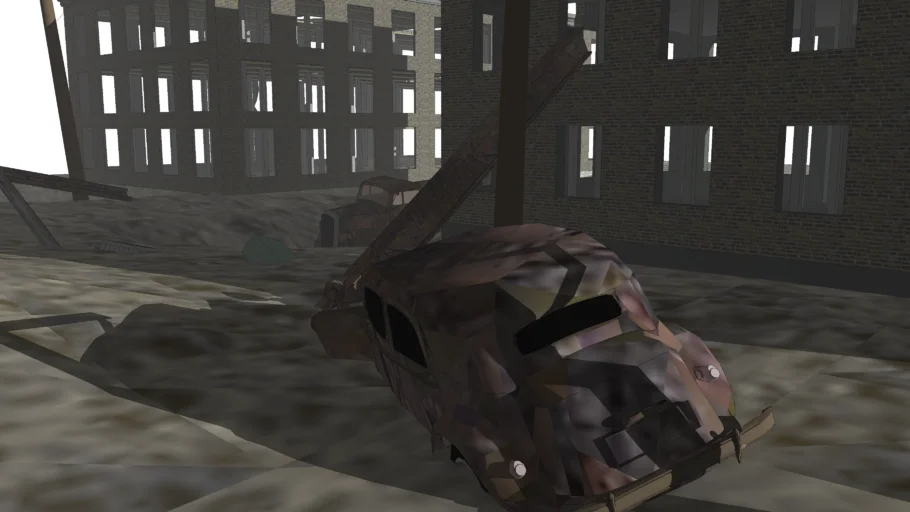 bombed city block | 3D Warehouse