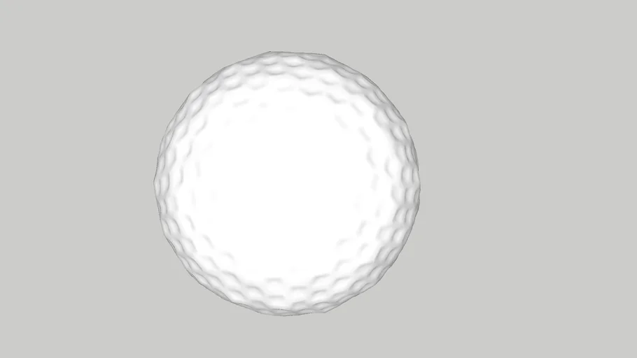 Golf ball | 3D Warehouse