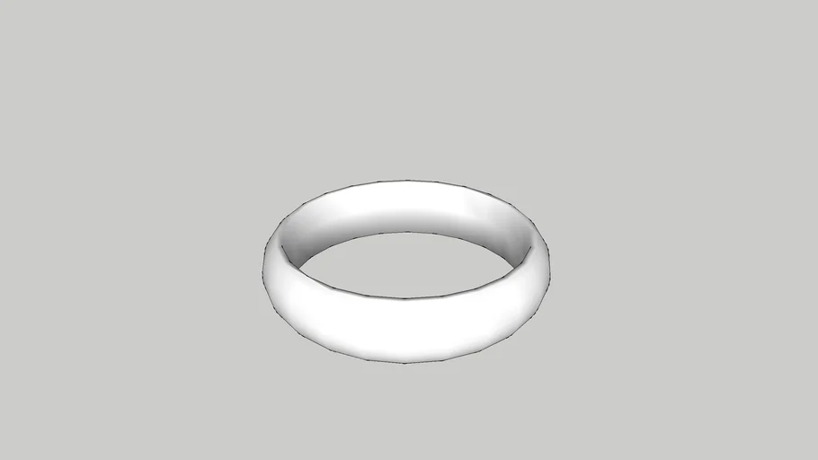Plain ring | 3D Warehouse