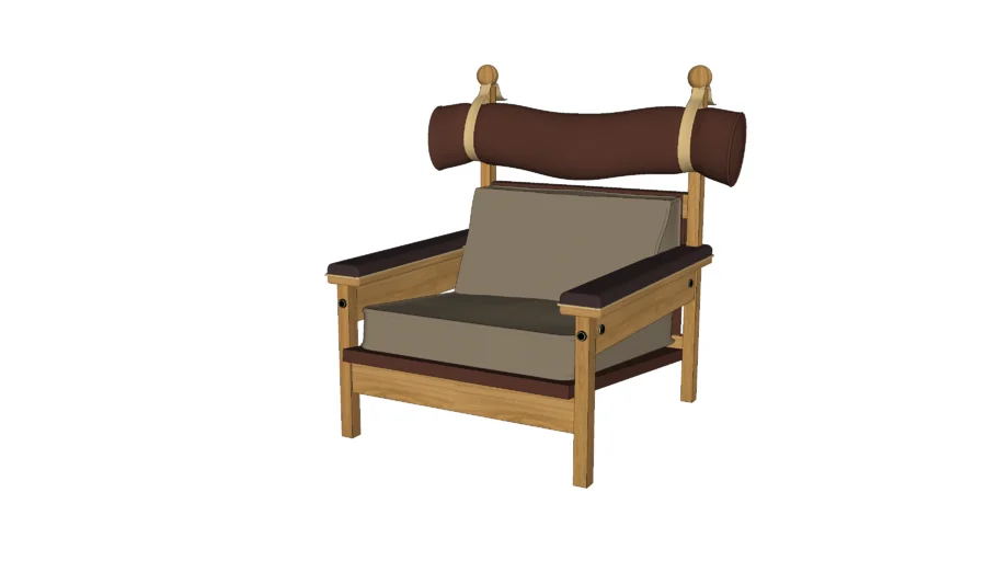 POLTRON CARMEL - Sérgio Rodrigues | 3D Warehouse