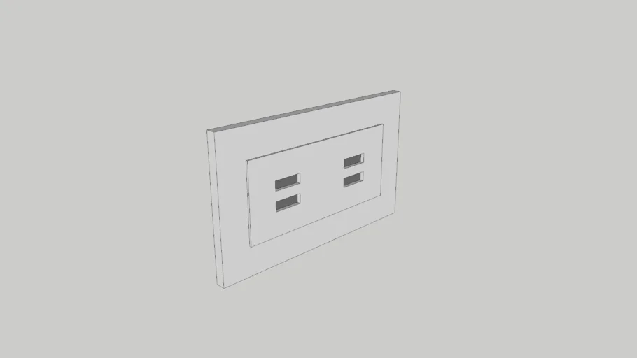 Plug Panel 插座面板 | 3D Warehouse