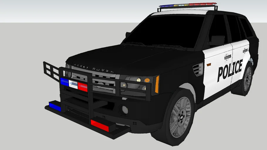 Police Range Rover | 3D Warehouse