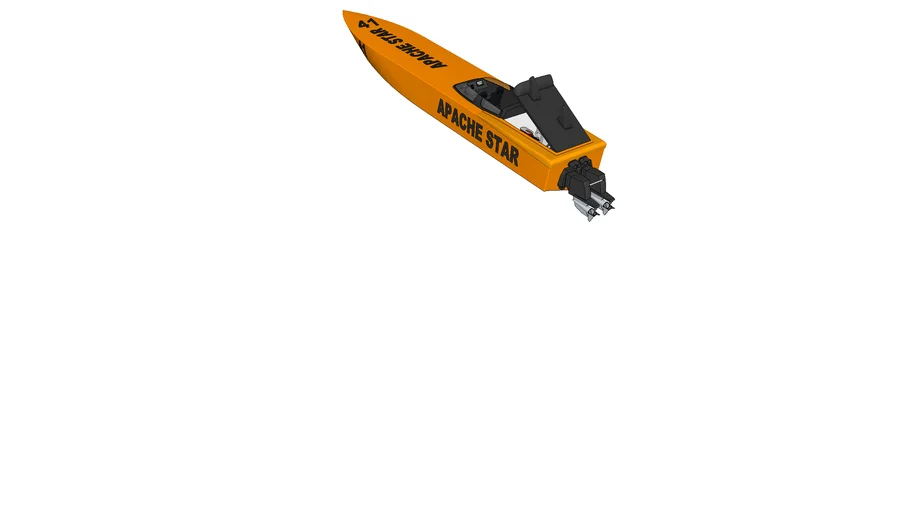 APACHE STAR POWER BOAT | 3D Warehouse