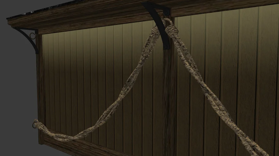 Wood Rope Rustic Bar | 3D Warehouse