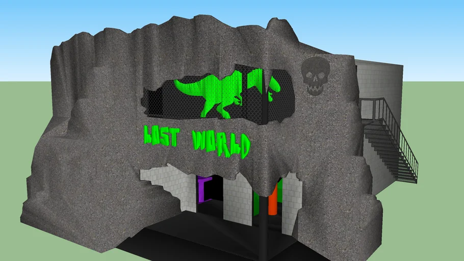 'Lost World' Funhouse (Unfinished) | 3D Warehouse