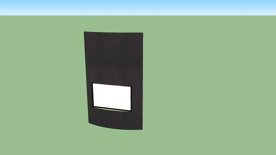 Proscenium Curtain with Projection Screen | 3D Warehouse