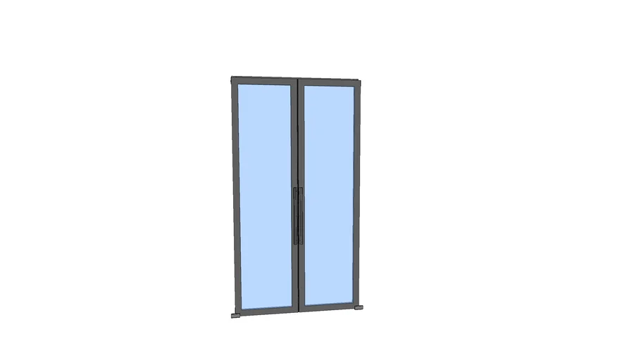 PolarSlide 52U Dual 4' Door | 3D Warehouse