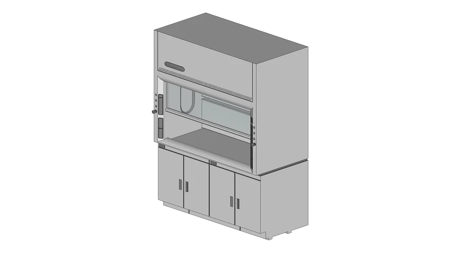 Labconco+Protector+XL+Panel-Lined+Benchtop+Laboratory+Hood | 3D Warehouse