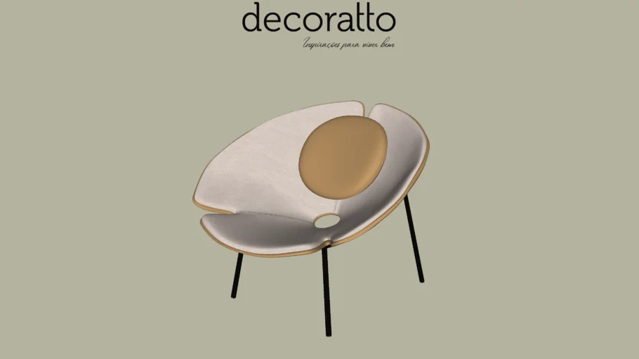 POLTRONA ORBITAL DECORATTO - DM | 3D Warehouse